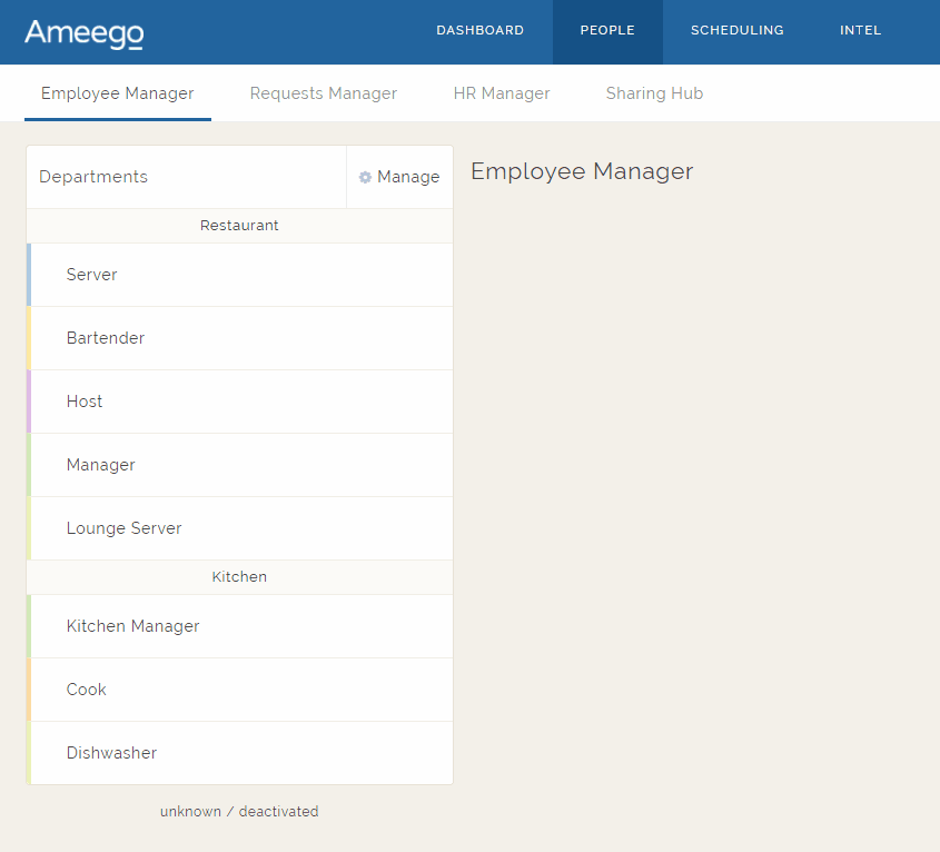 Understanding and Managing Department Groups – Ameego