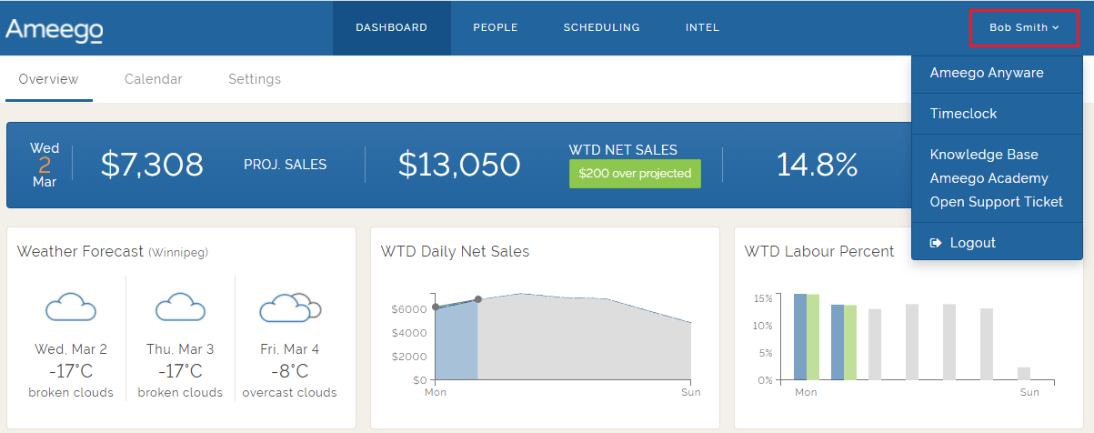 1. About Ameego and Navigation – Ameego